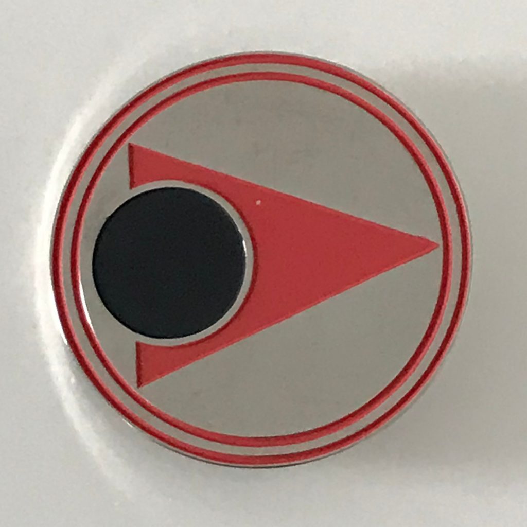 BADGE: Space:1999 Command Center Arrow - Fanderson