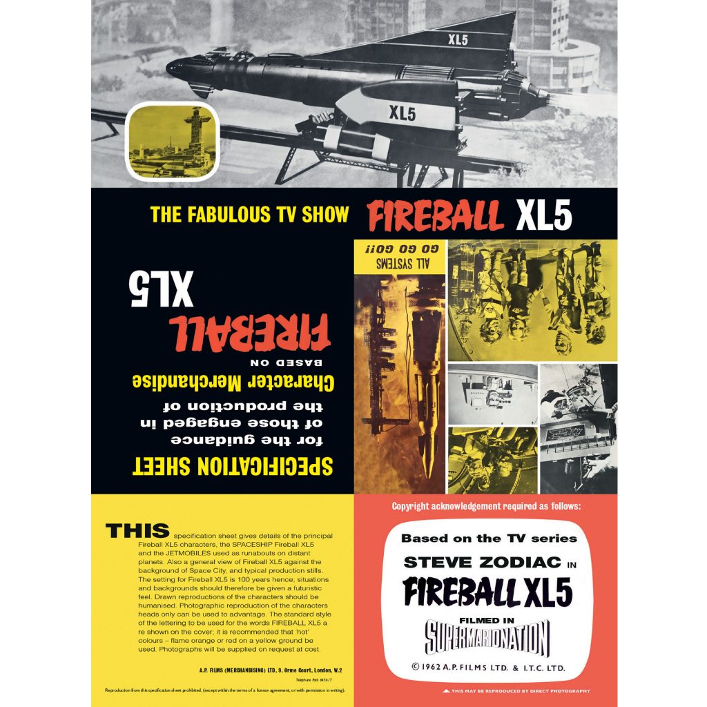 SPECIFICATION GUIDE: Fireball XL5 - Fanderson